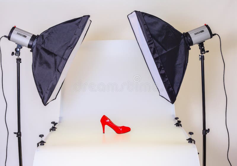 Photo Table for Product Photography Stock Photo - Image of ...