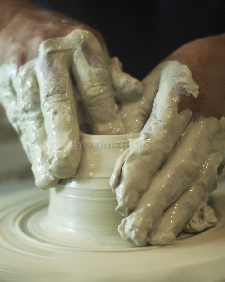 Pottery in process stock photo. Image of process, craft - 123320688