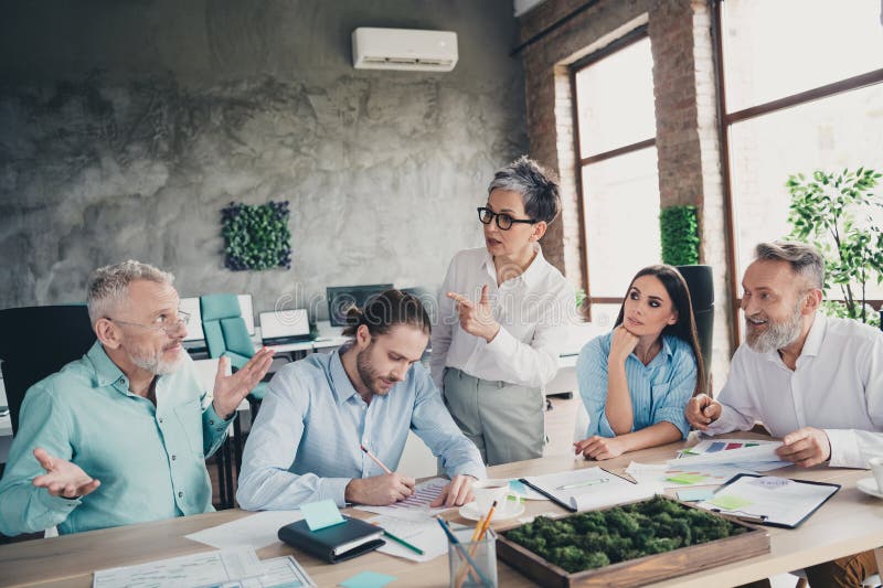 Photo of Teamwork Startup Partners Sit Table Discussion Trading Team ...