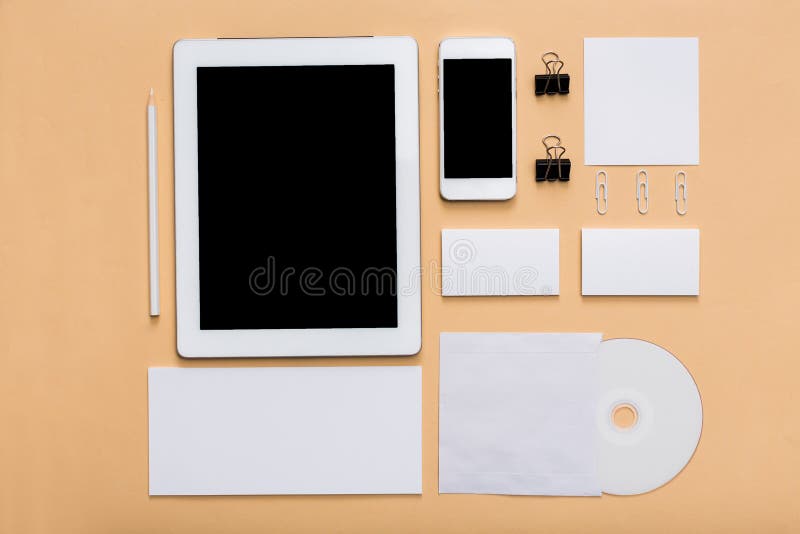 Photo. Template for Branding Identity. for Graphic Stock Image - Image ...