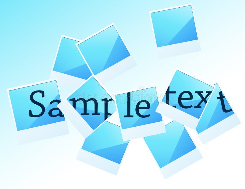 Photo text stock vector. Illustration of paper, shot, copy - 7544606