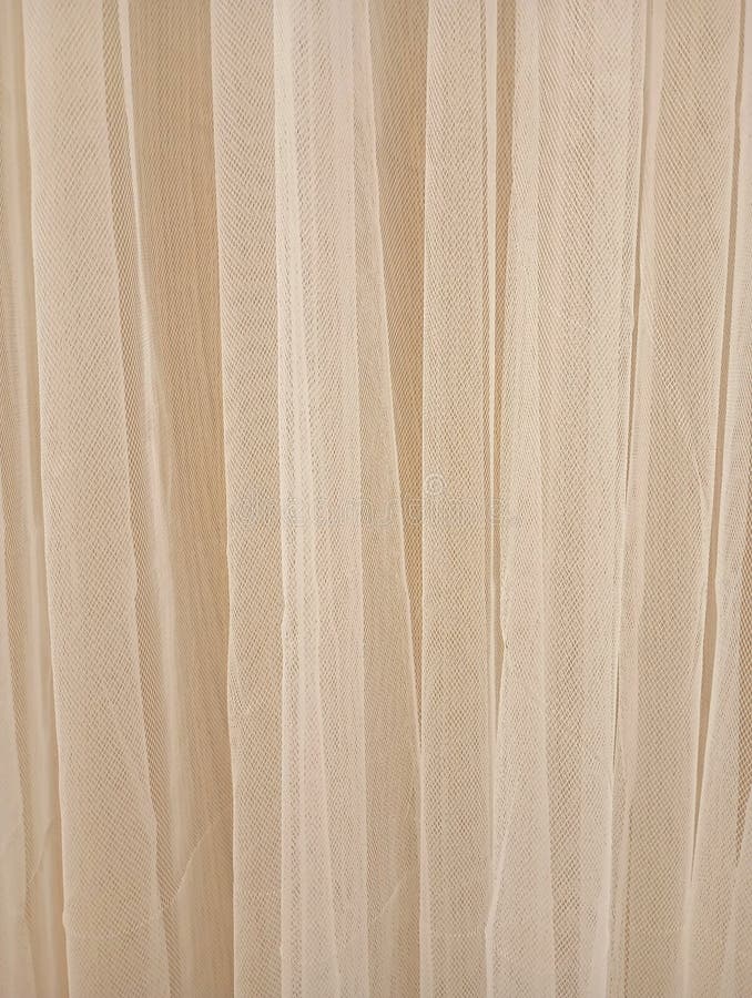 A Photo of a Textured Tulle Fabric Background in Neutral Color Stock ...