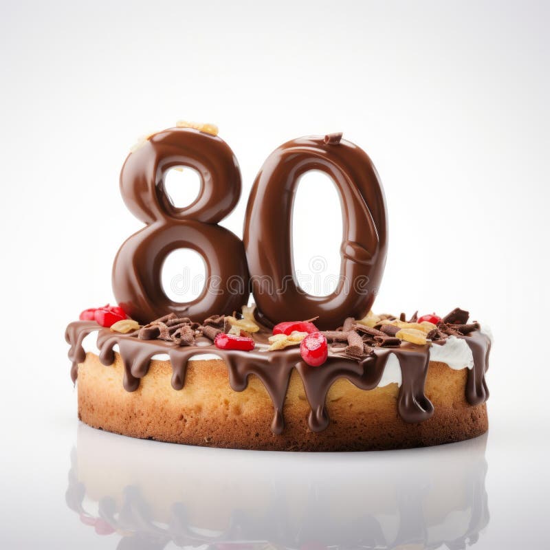 80th Birthday Cake: a Grandparentcore Dessert with High-key Lighting ...