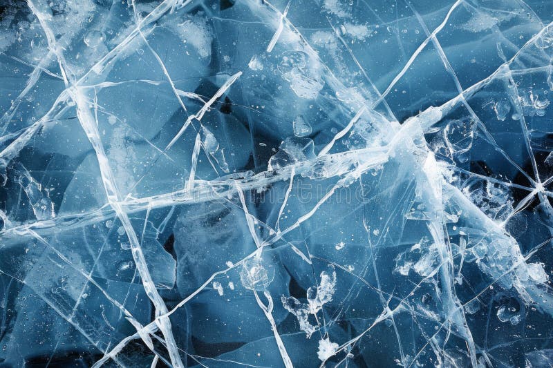 Photo of Thick and Freezy Ice Surface. Background Texture for Backdrops ...