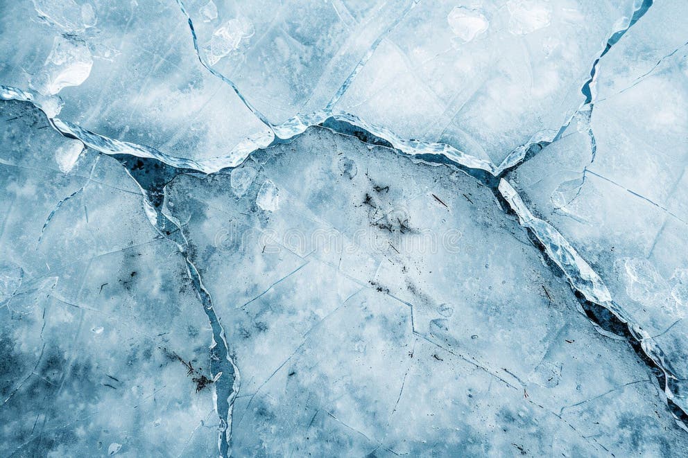 Photo of Thick and Freezy Ice Surface. Background Texture for Backdrops ...