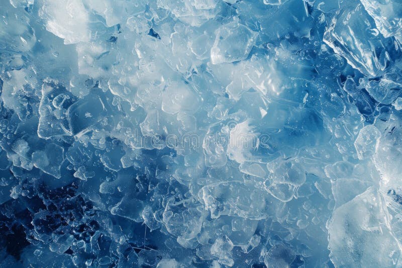 Photo of Thick and Freezy Pieces of Ice Surface. Background Texture for ...