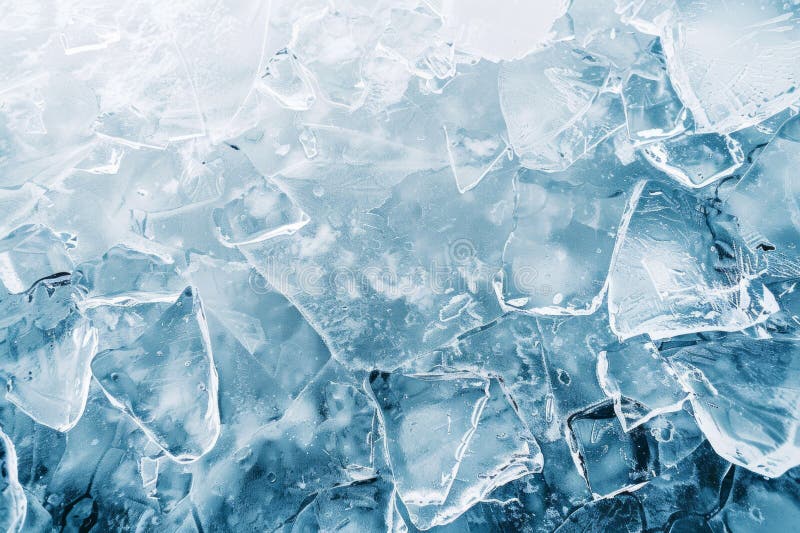 Photo of Thick and Freezy Pieces of Ice Surface. Background Texture for ...