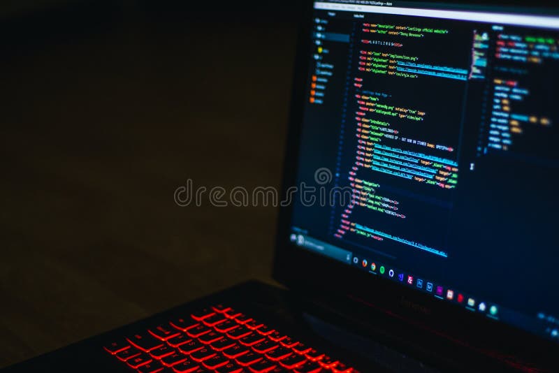 Photo Of Turned On Laptop Computer Picture. Image: 112308823