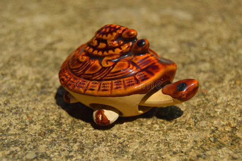 Photo of a Turtle Made of Ceramic Stock Image - Image of artwork ...