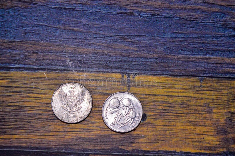 Photo of an Ancient Twenty Five Silver Coin Stock Image - Image of ...