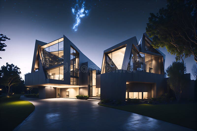 Ai Generated Two Adjacent Houses with a White Picket Fence in Front ...