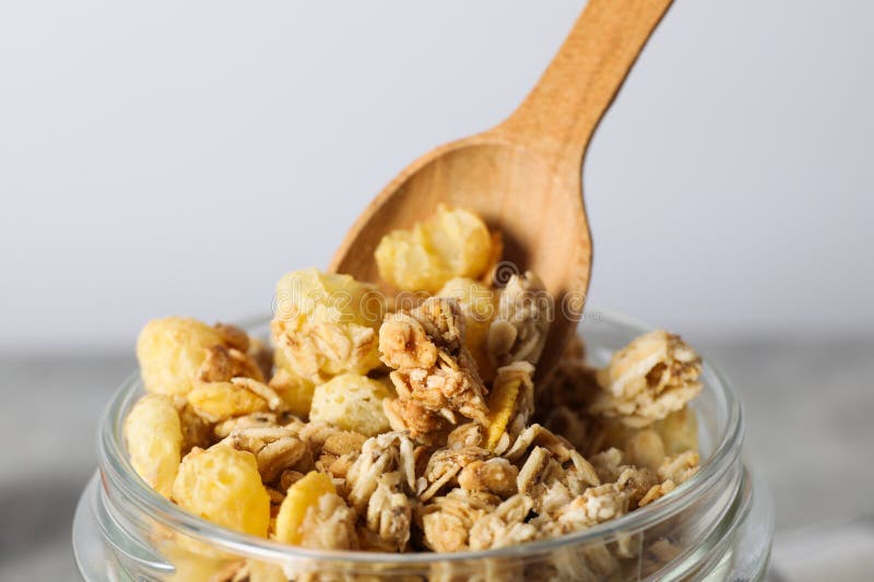 Photo of Uncooked Food for Breakfast - Muesli Stock Image - Image of ...
