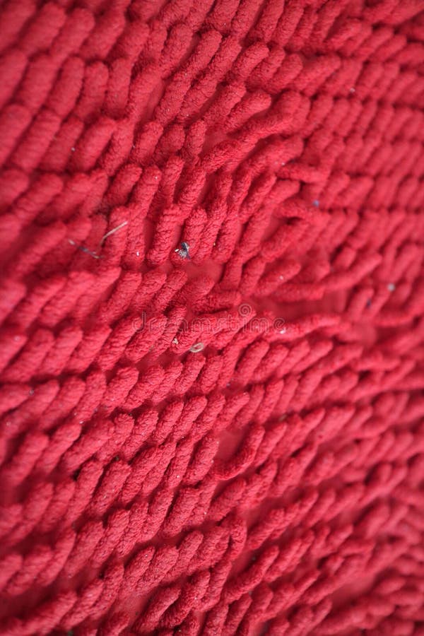 The Unique Texture of the Red Mat Stock Photo - Image of isolated ...