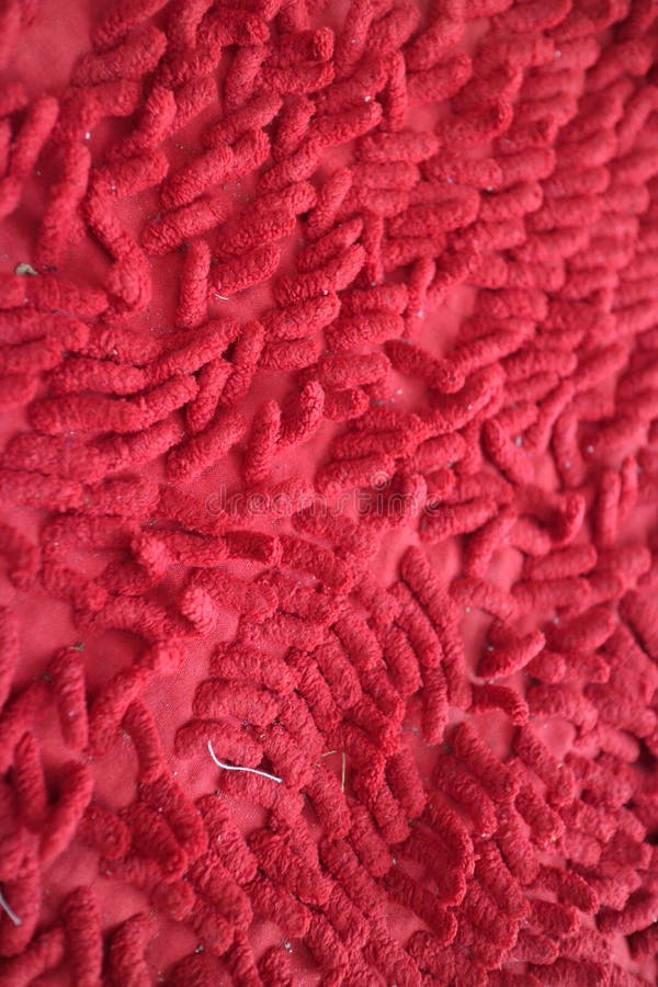 The Unique Texture of the Red Mat Stock Image - Image of textile, food ...