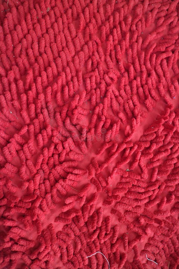 The Unique Texture of the Red Mat Stock Photo - Image of floor, folded ...