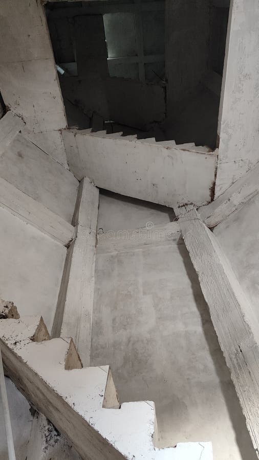 Photo of Unobstructed Dangerous Stairs Inside a Building Stock Photo ...