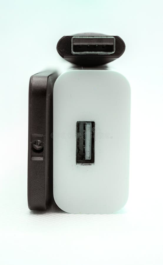 Photo of Usb Charger, Remote Control and Flash Drive Stock Image ...