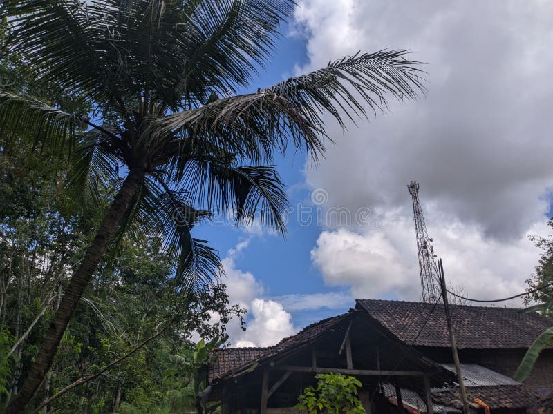 Photo of the Very Beautiful Indonesian Sky Stock Photo - Image of ...