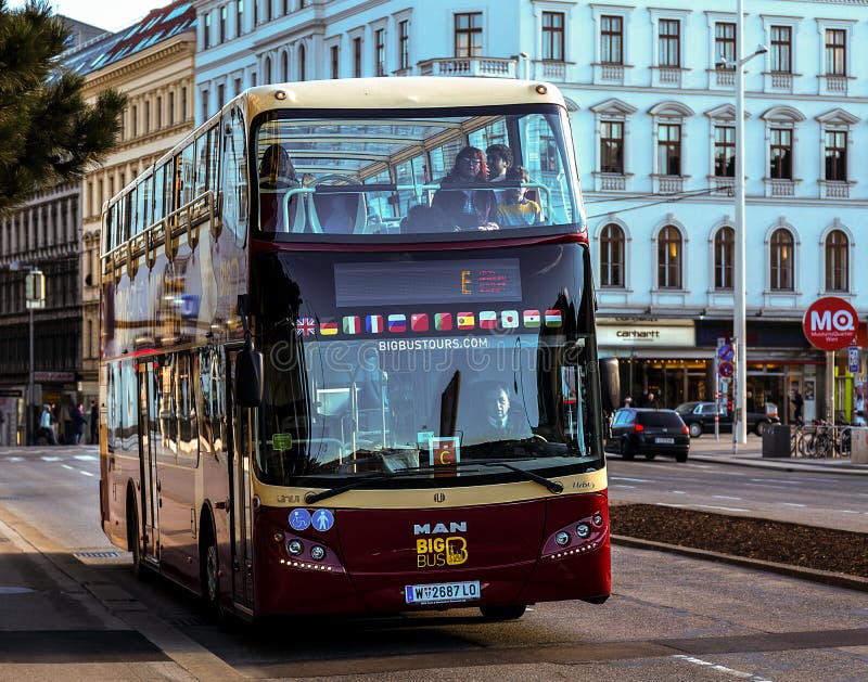 Photo of Vienna Tour Bus editorial image. Image of urban - 67216975