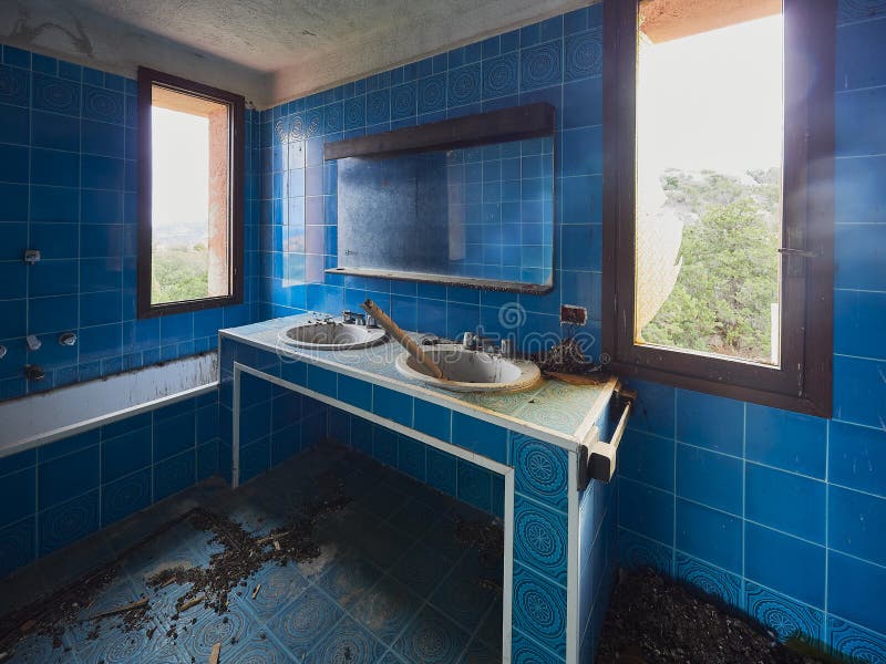 A View of an Abandoned Hotel Stock Image - Image of empty, unclean ...