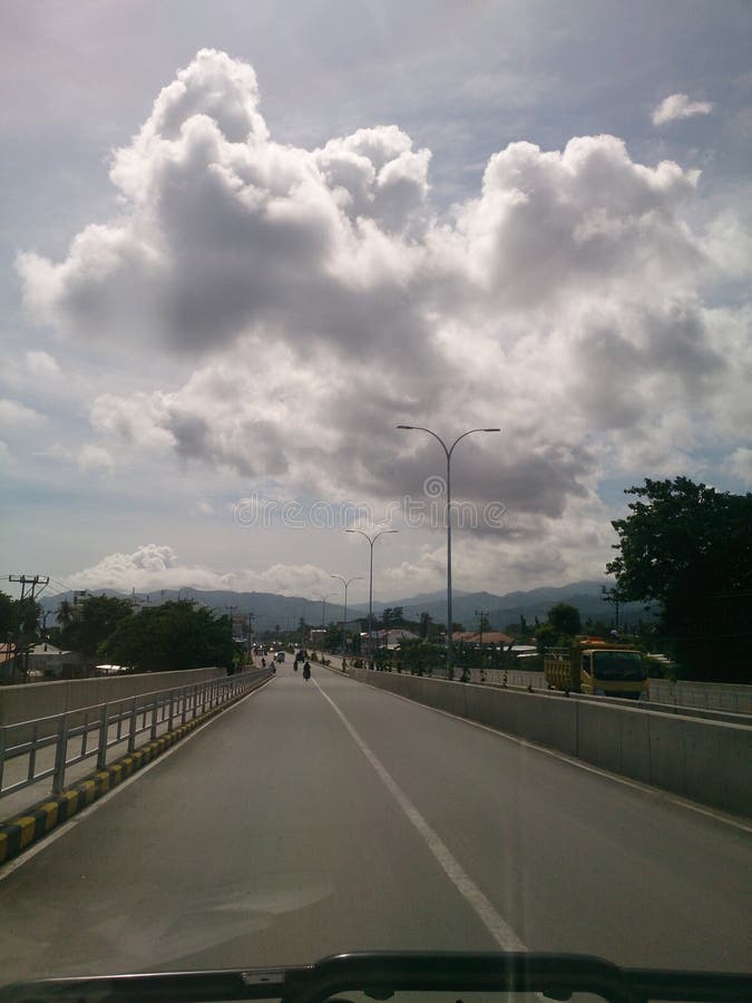 Photo View of Road Taken at Comoro Bridge 1 Editorial Stock Image ...