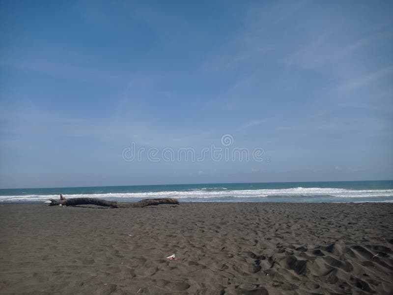 The View of the Southern Coast of Java Island Stock Image - Image of ...