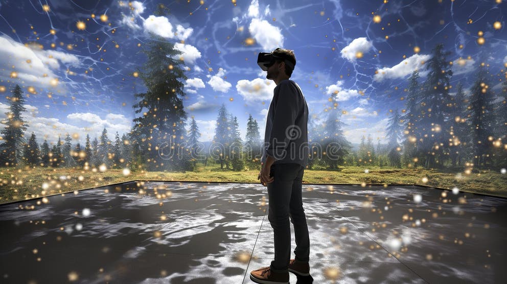 A Photo of Virtual Reality Weather Forecasting and Climate Modeling ...