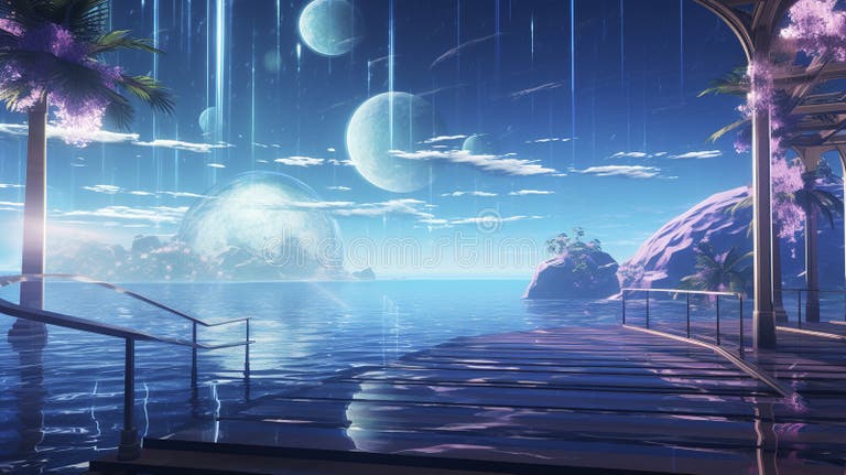 A Photo of Virtual Travel and Exploration in the Metaverse Stock ...