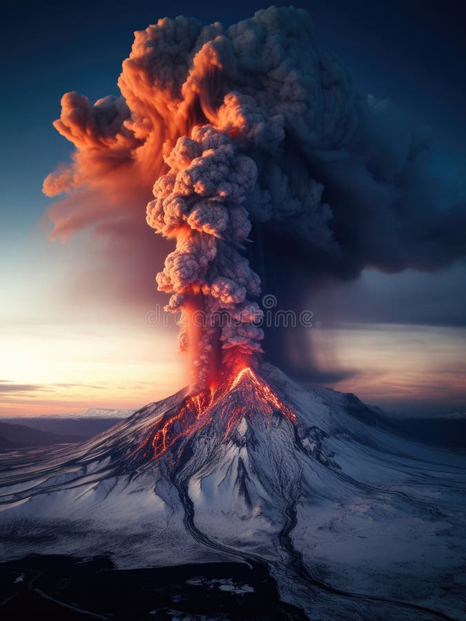 Volcanic Eruption Fagradalsfjall Stock Illustration - Illustration of ... Volcanic Eruption Fagradalsfjall Stock Illustration - Illustration of ...