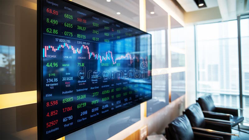 A Photo of a Wall with Multiple Next-gen Smart Screen Technology ...