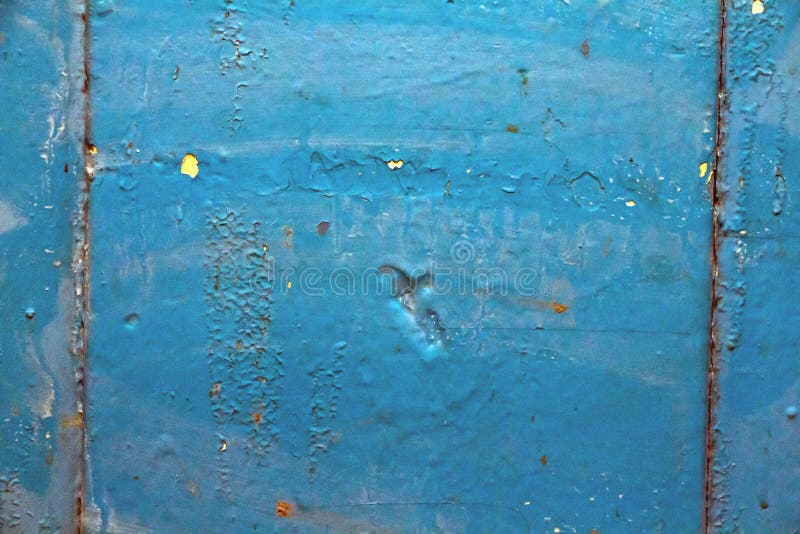 Photo of Wall Texture with Old Blue Paint Stock Image - Image of design ...