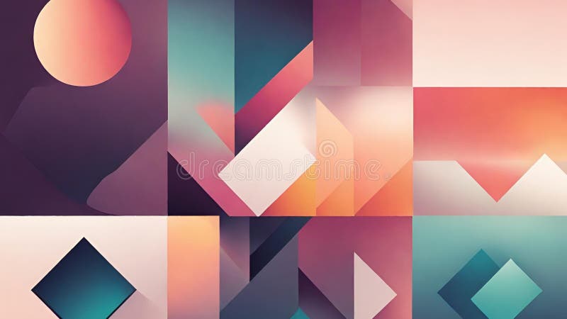 Elegan Modern Abstract Background, Full Colors Stock Illustration ...