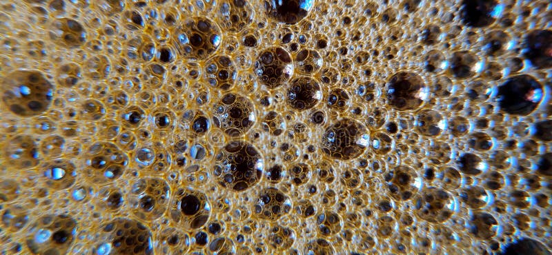 Photo of Water Bubbles. Colorful Bubbles on Water Surface. Bubbles ...