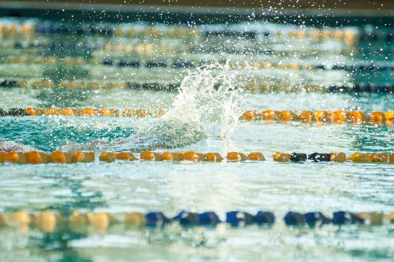 Photo of Water Splash in Swimming Pool Stock Image - Image of pool ...