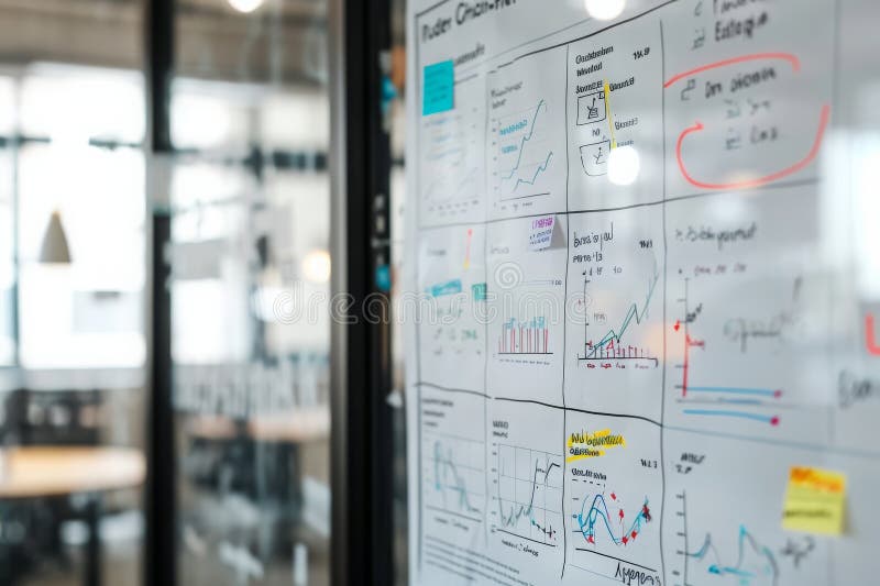 A Photo of a White Board Filled with a Multitude of Notes, Providing a ...