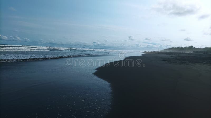 Photo of Widara Payung Beach Located in Cilacap, Indonesia. Stock Photo ...