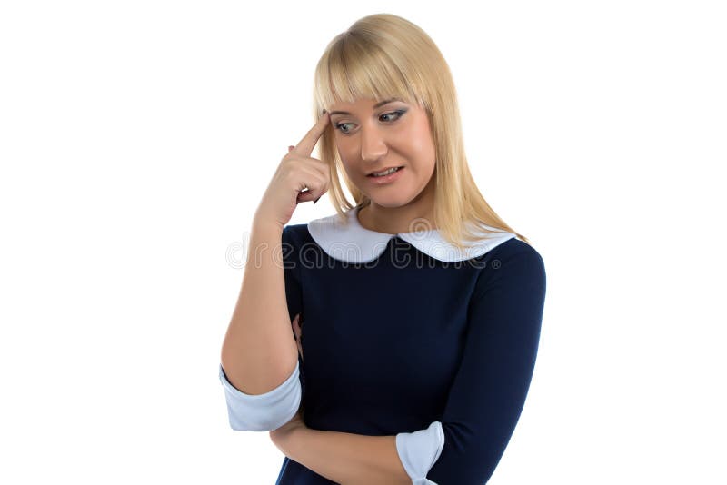 Photo of woman in problems stock image. Image of look - 49906559