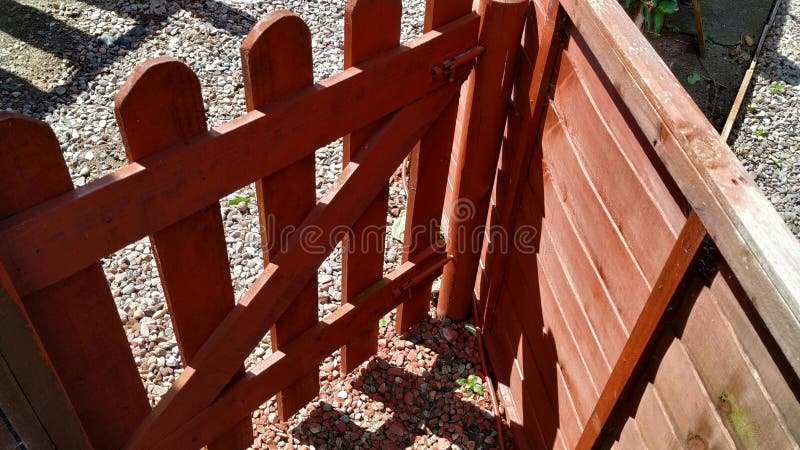 Gate shadow stock image. Image of security, external - 155538811
