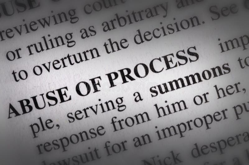 Abuse of process stock image. Image of education, dictionary - 303877039