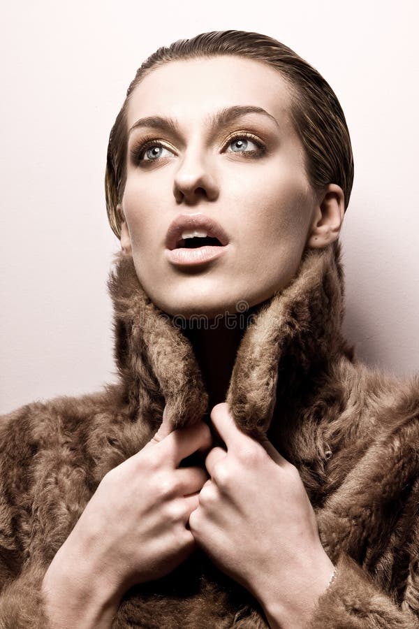 Photo of a young lady stock photo. Image of hair, face - 14819300