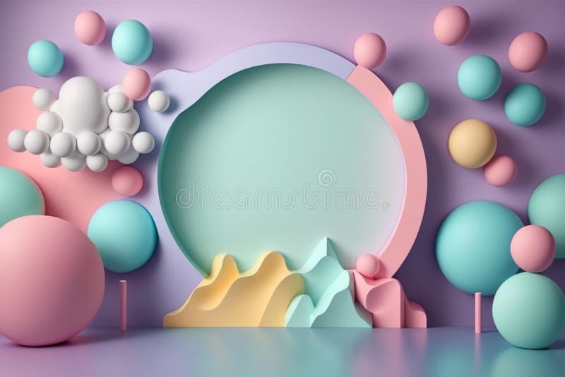 Photo Zone for a Gender Party or a Children S Holiday. Banner Template ...