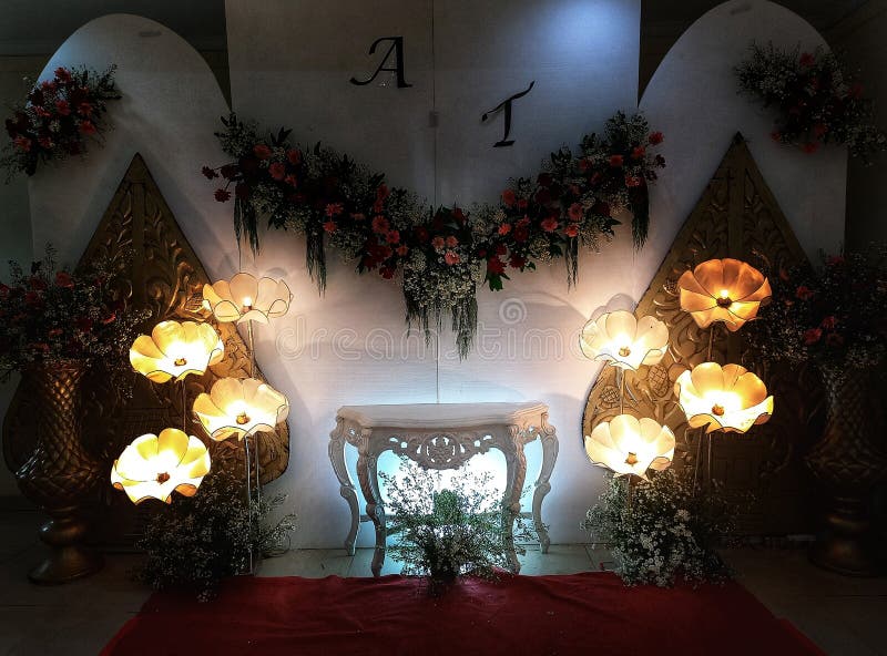 Photobooth with Java Culture Theme at Wedding Decoration Stock Photo ...