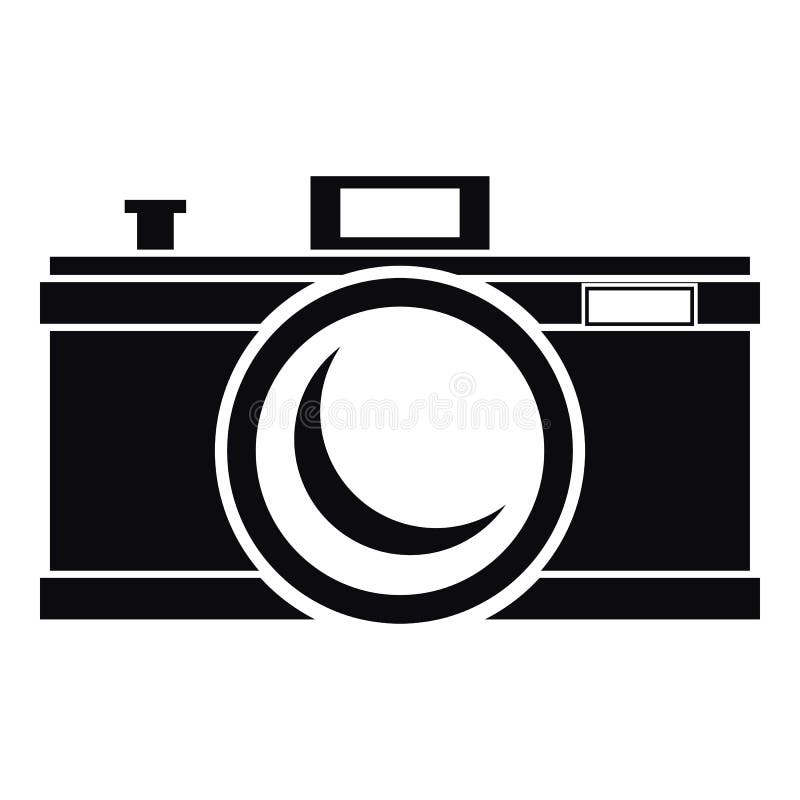 Photocamera Icon, Simple Style Stock Vector - Illustration of ...