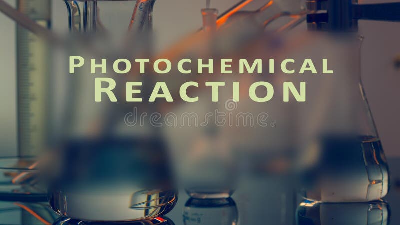 Photochemical Reaction stock photo. Image of scientific - 342775538