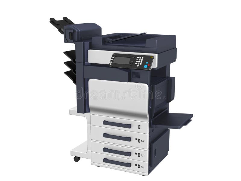 Photocopier stock illustration. Illustration of laserjet - 21874079