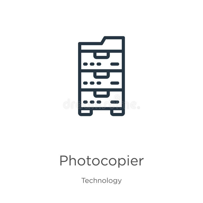 Copier Icon Vector. Trendy Flat Copier Icon from Electronic Devices ...
