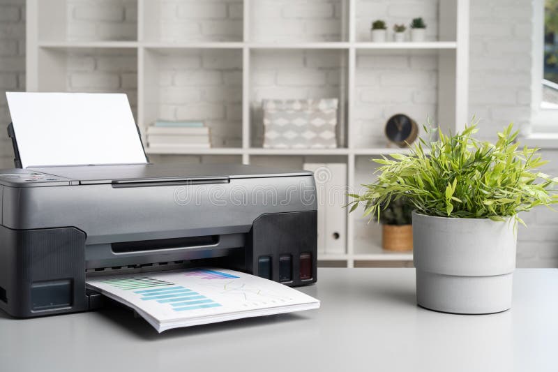 Photocopier Machine for Document Printing in the Office Stock ...