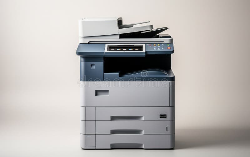Photocopier Machine on a White Background -Generative Ai Stock ...
