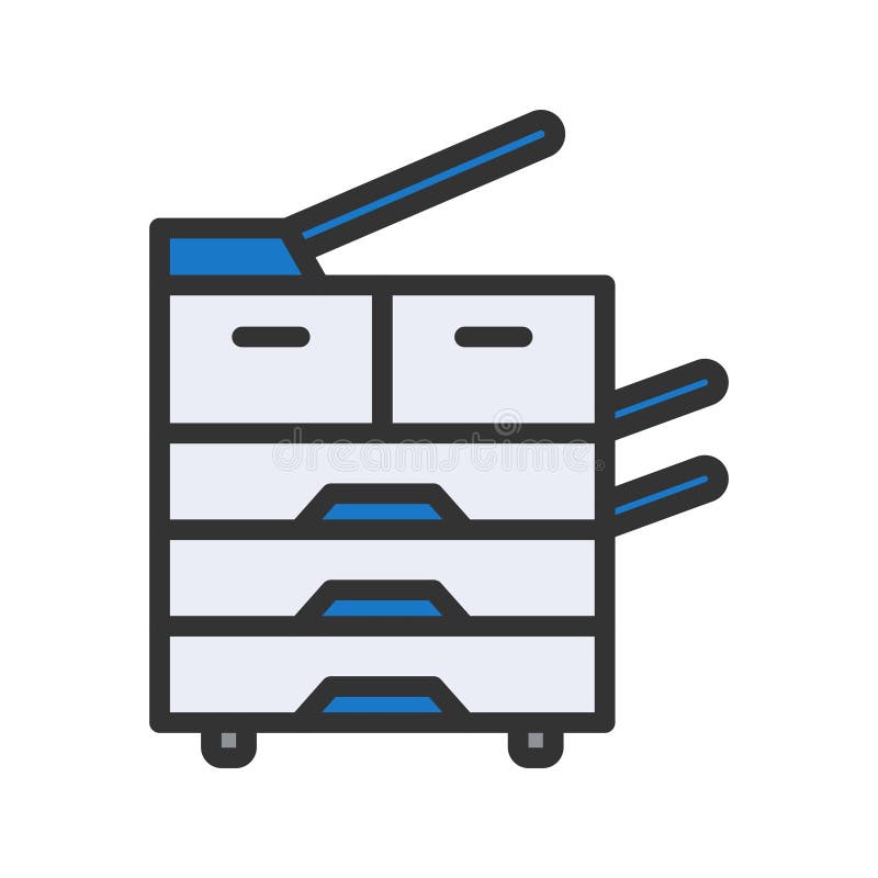 Photocopy Icon Vector Image. Stock Vector - Illustration of line ...