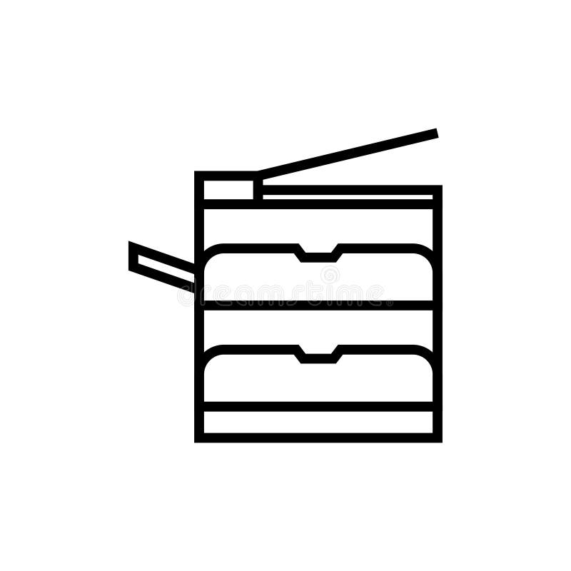 Photocopy Machine Icon Design Template Vector Isolated Stock Vector ...